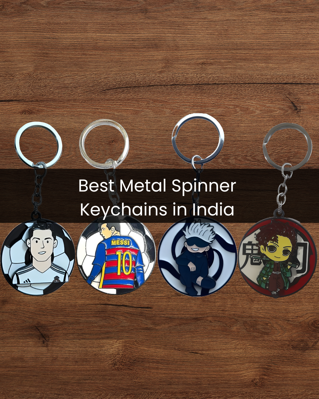 Why Metal Spinner Keychains Are a Must-Have in India – Pipopipomart