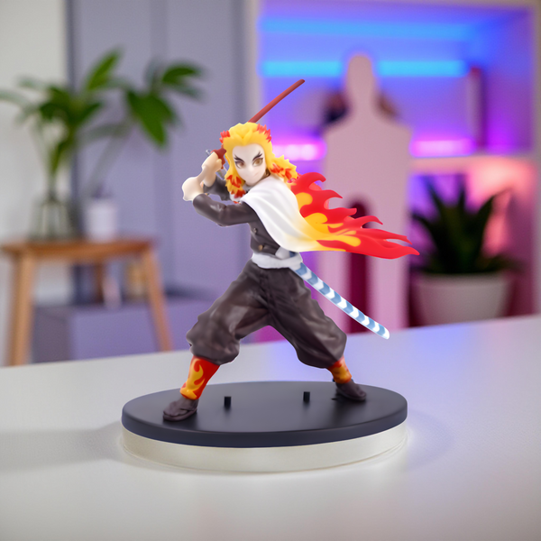 Demon Slayer Flame Hashira Kyojuro Rengoku Anime Action Figure ...