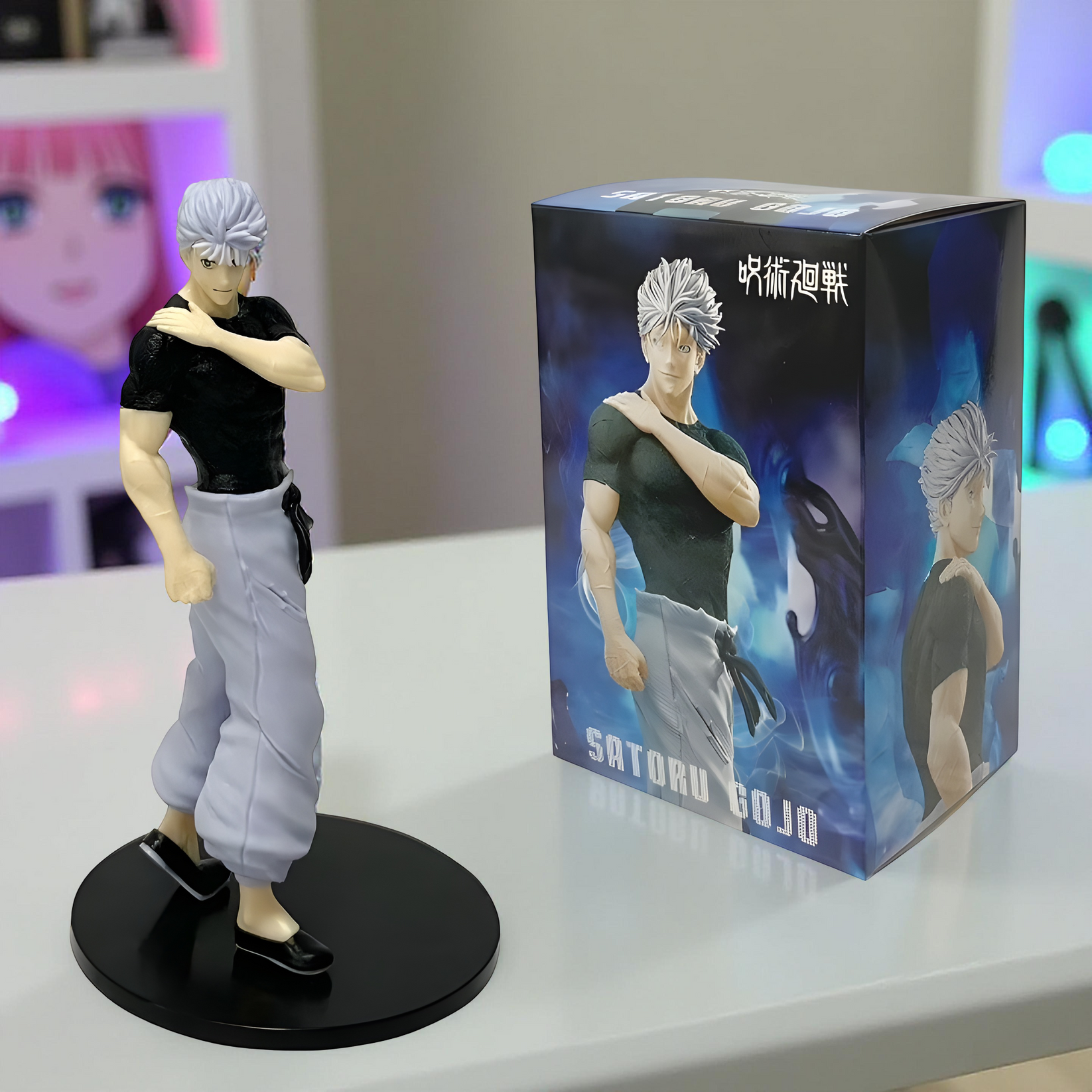 Satoru Gojo Gym Fantasy Action Figure –Jujutsu Kaisen Collectible ...